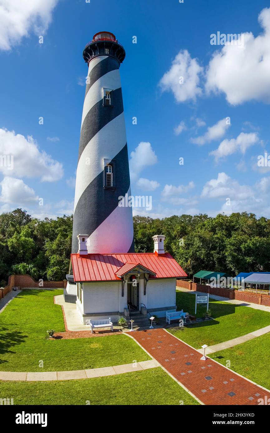 St Augustine Lighthouse and Museum St Augustine Florida 165 feet tall ...