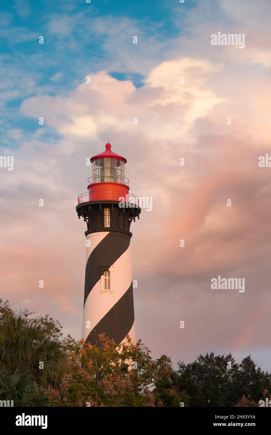 St Augustine Lighthouse and Museum St Augustine Florida 165 feet tall ...
