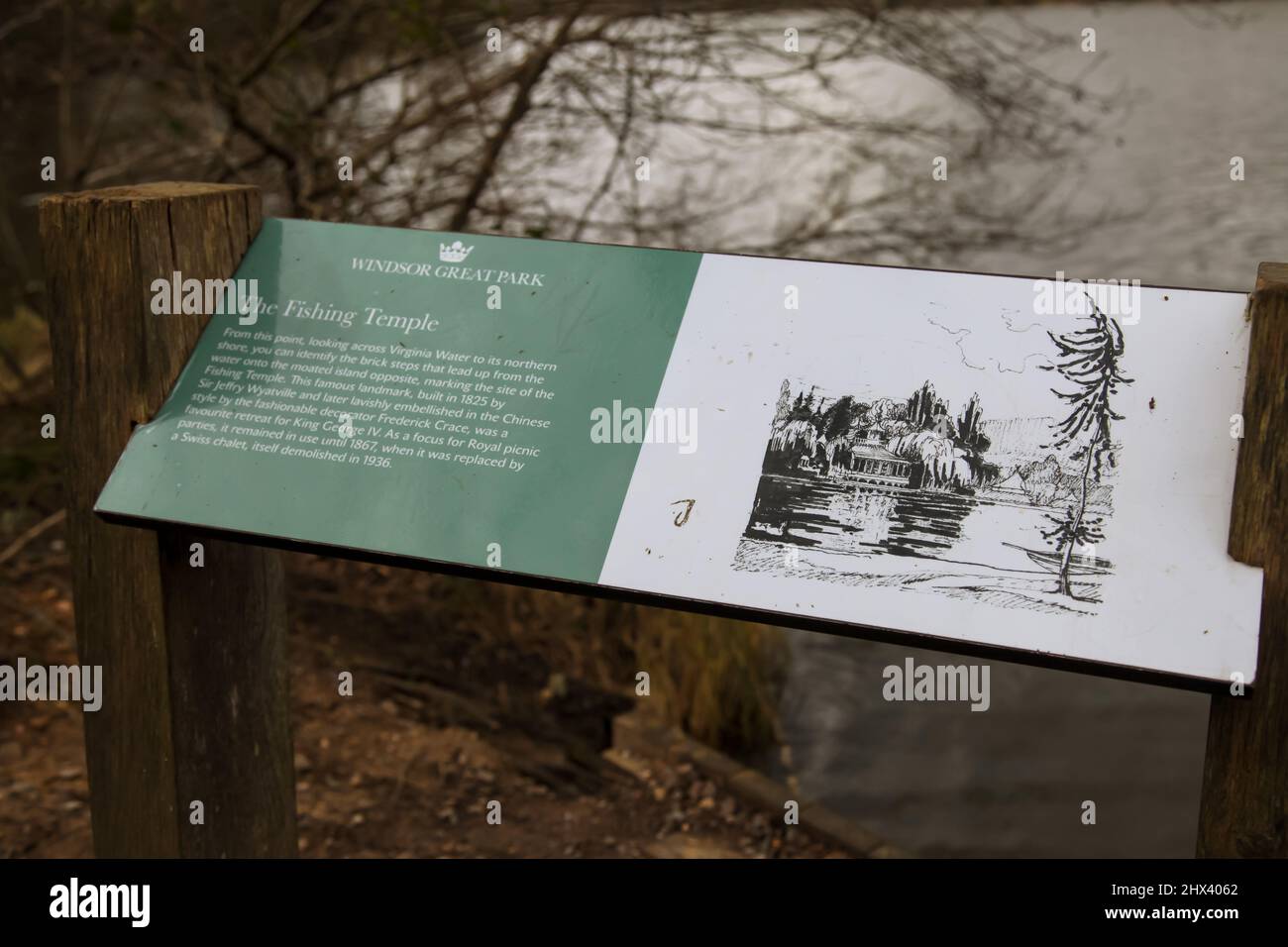 Virginia Water Lake, Windsor Great Park, Surrey, March 2022 Stock Photo ...