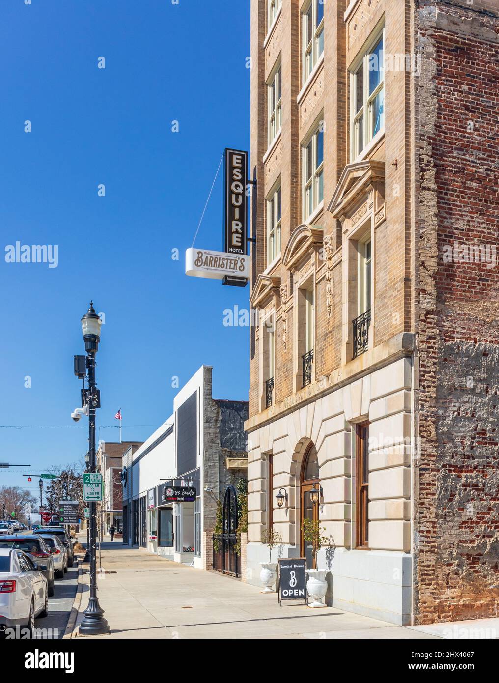 GASTONIA, NC, USA-3 MARCH 2022: Front diagonal view of the Esquire ...