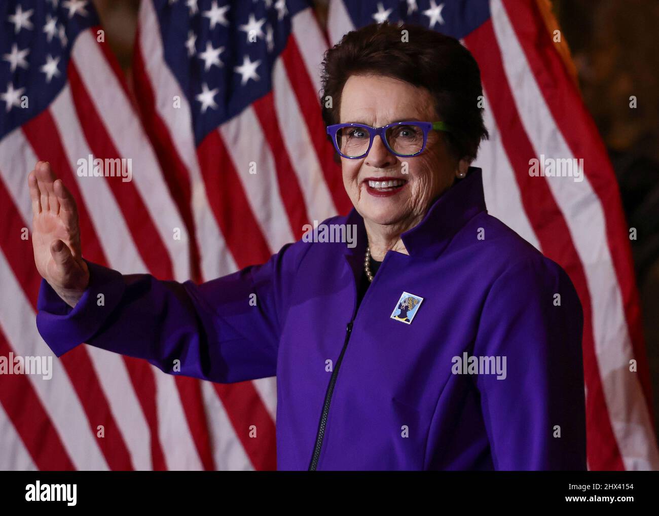 Tennis star billie jean king hi-res stock photography and images - Alamy