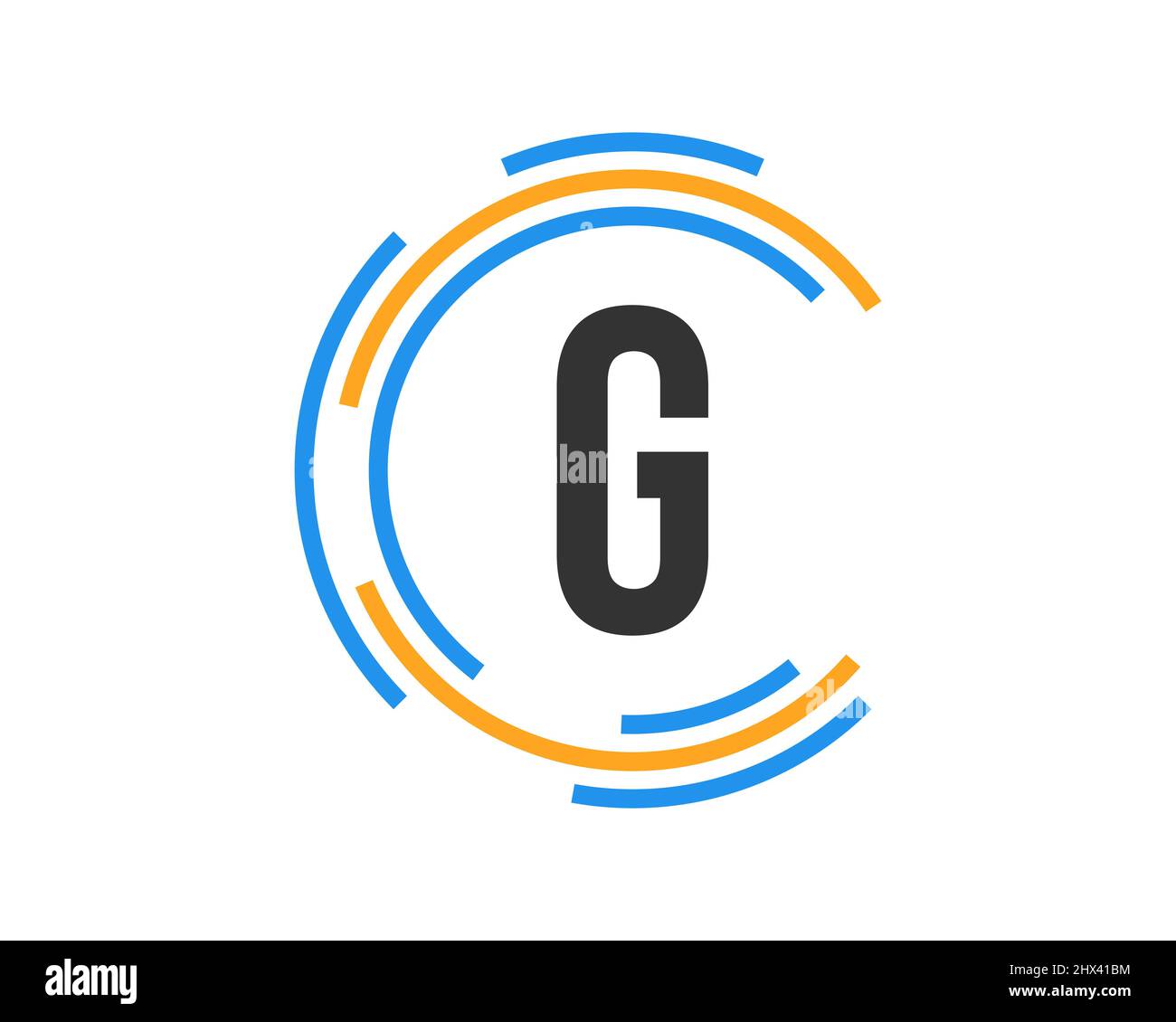 Technology Logo Design On G Letter Concept. Letter G Technology Logo ...