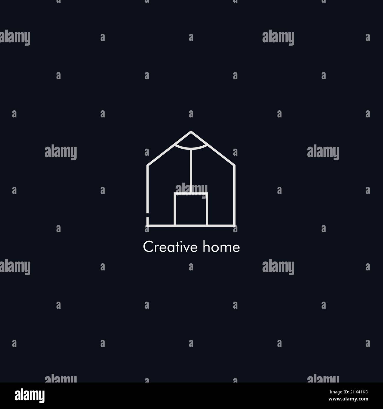 Luxury and modern design house logo Stock Vector Image & Art - Alamy