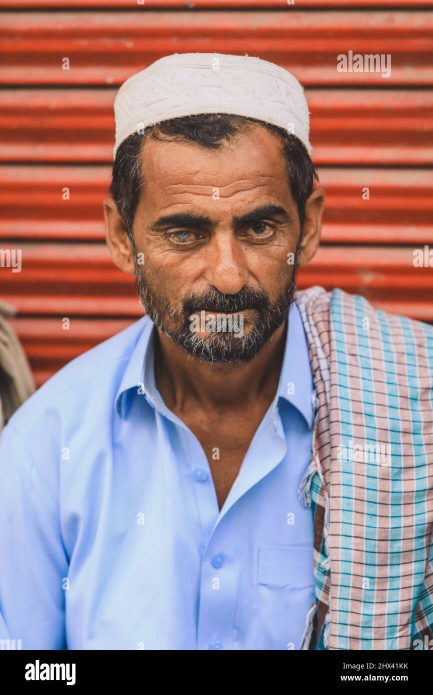 Local People on the Peshawar City Center Crowded Streets Stock Photo ...