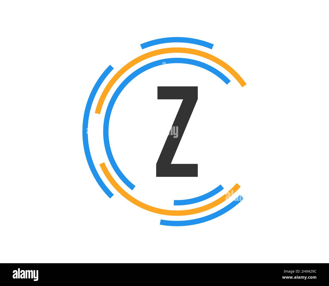 Technology Logo Design On Z Letter Concept. Letter Z Technology Logo ...