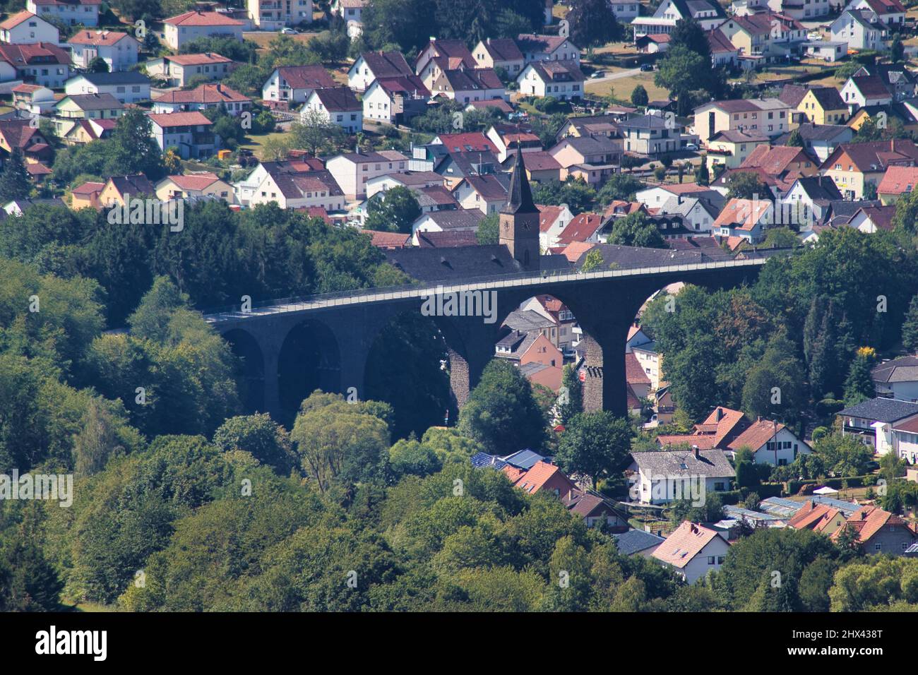Bridge in the village Stock Photo - Alamy