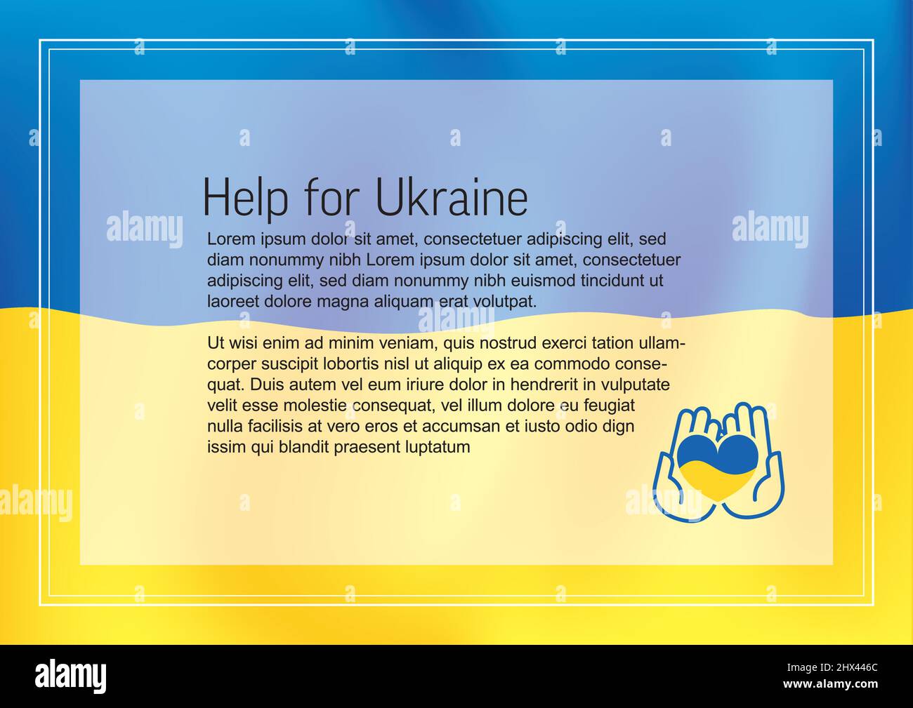 Save Ukraine support flyer postertemplate for social media header or ...