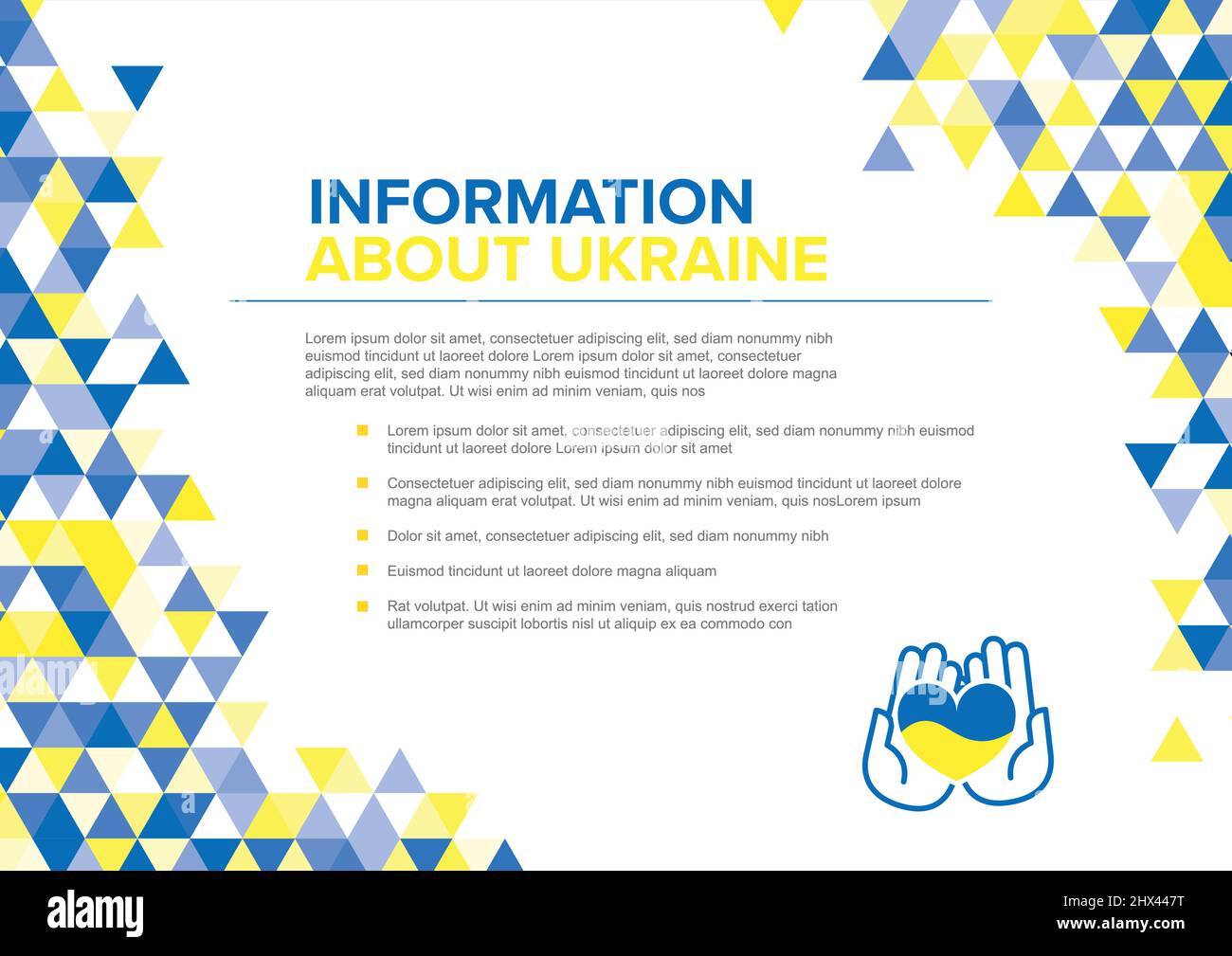 Help Ukraine light Information flyer a4 poster template with sample ...