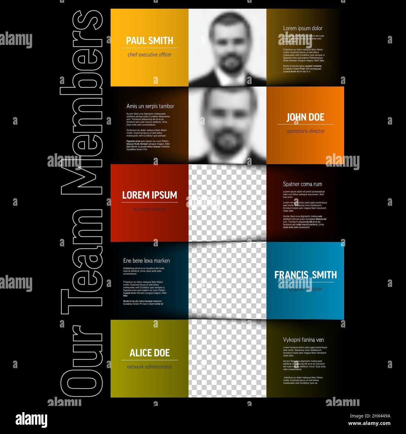 Members of so solid crew Stock Vector Images - Alamy