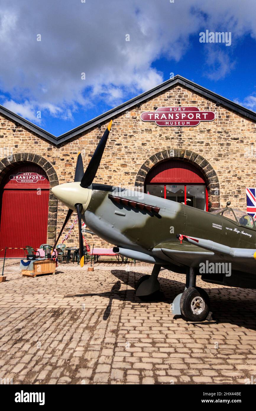 Supermarine Spitfire F.IXc replica C/N BS435. East Lancs Railway 1940's ...
