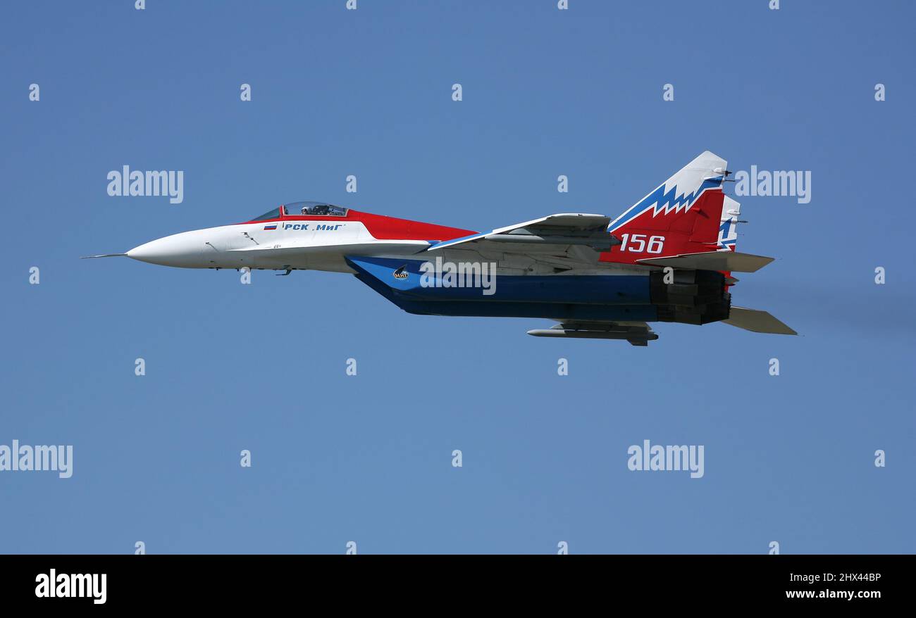 The Mikoyan Mig-29 is a very capable Russian made military fighter jet ...