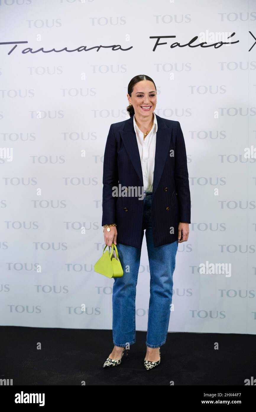 Madrid. Spain. 20220309, Tamara Falco presents the new Tamara Falco x ...