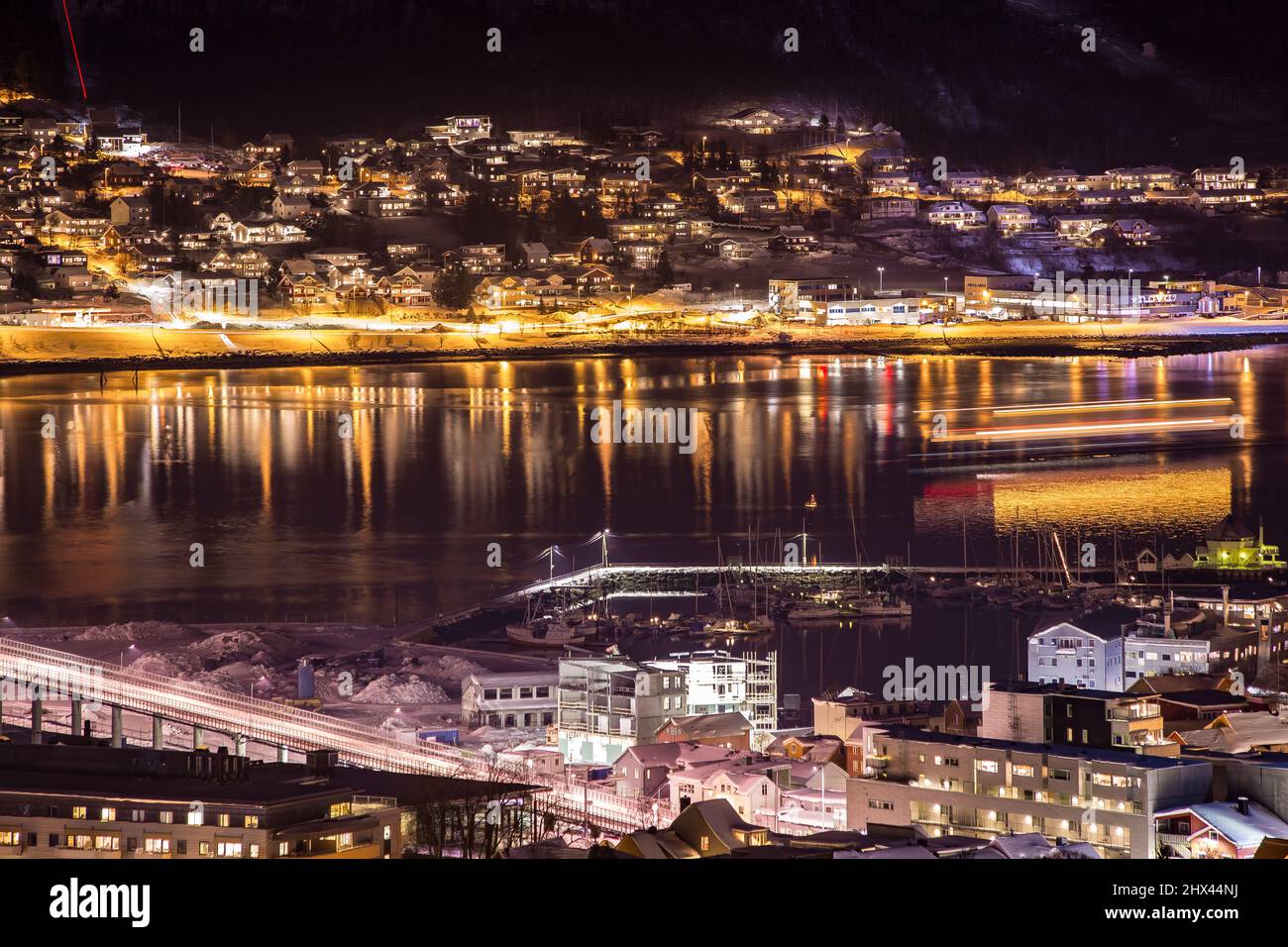 Tromso city night hi-res stock photography and images - Alamy