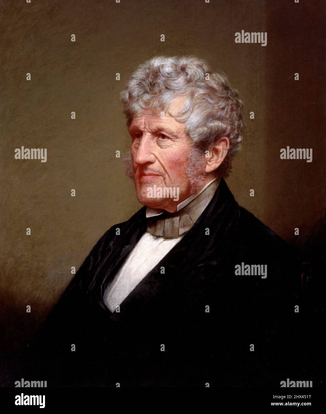 Portrait of the American chemist, Robert Hare (1781-1858) by Alvan ...
