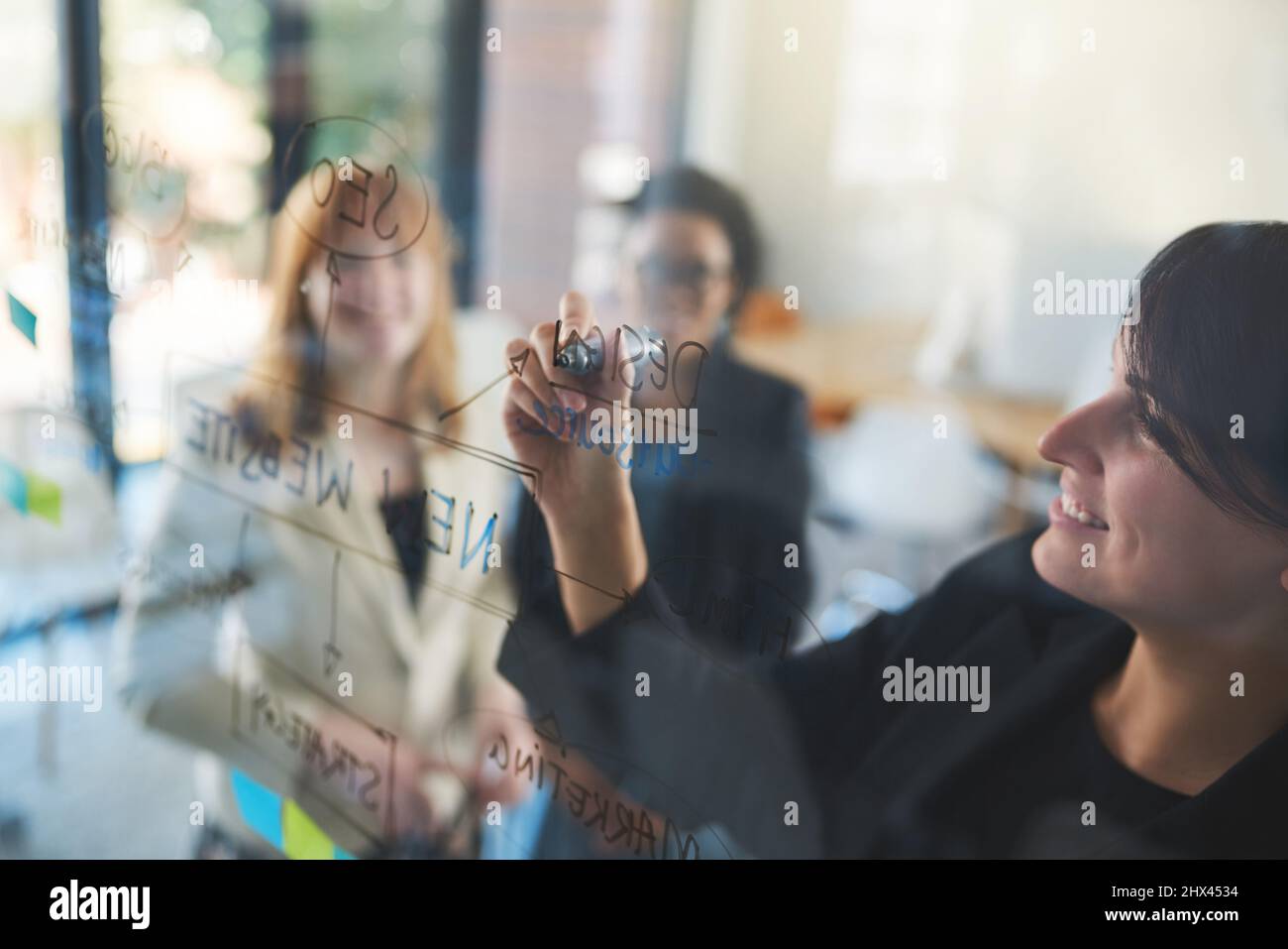 Sharing new ideas hi-res stock photography and images - Alamy