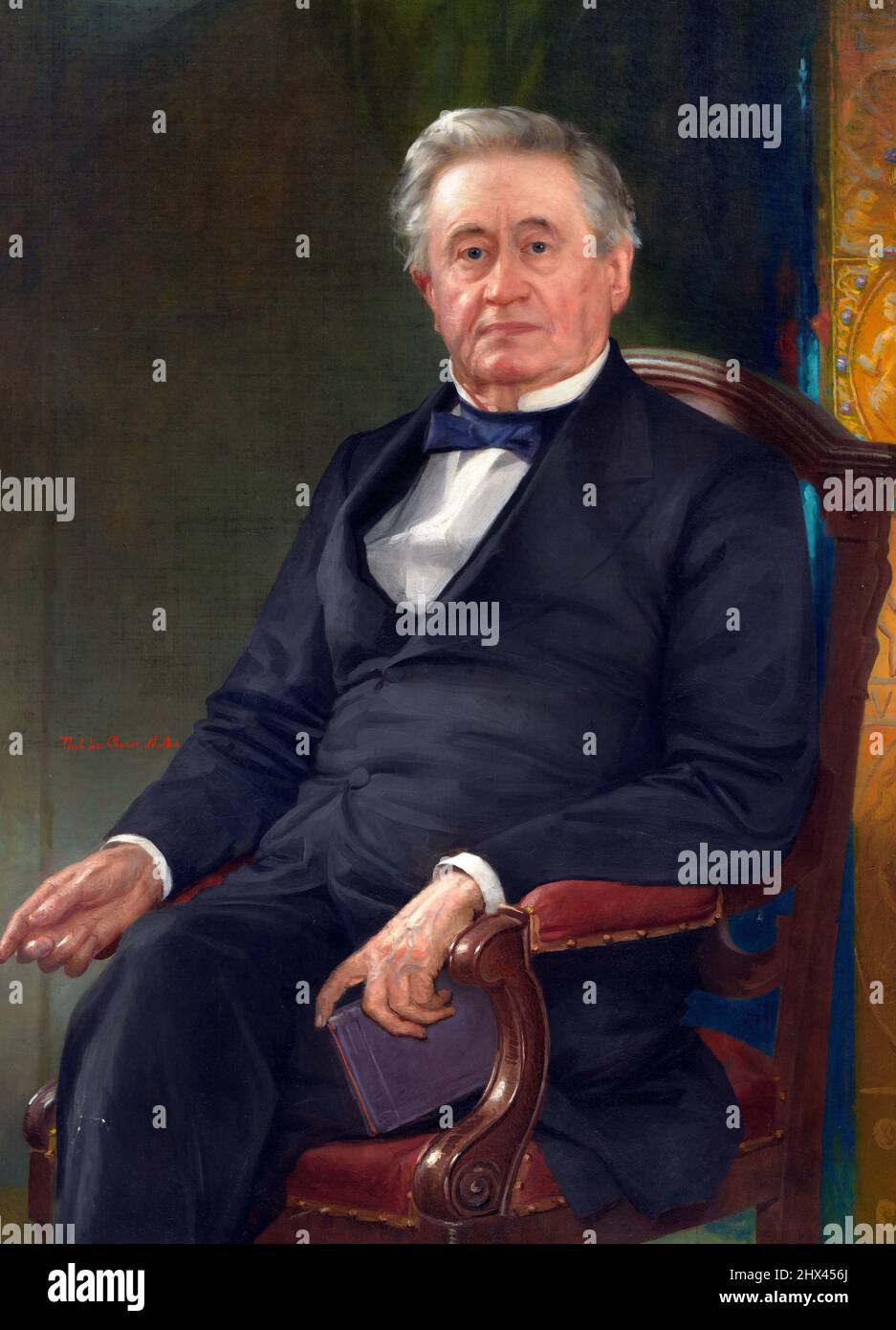 Portrait of the American scientist, Joseph Henry (1797-1878) by Thomas ...