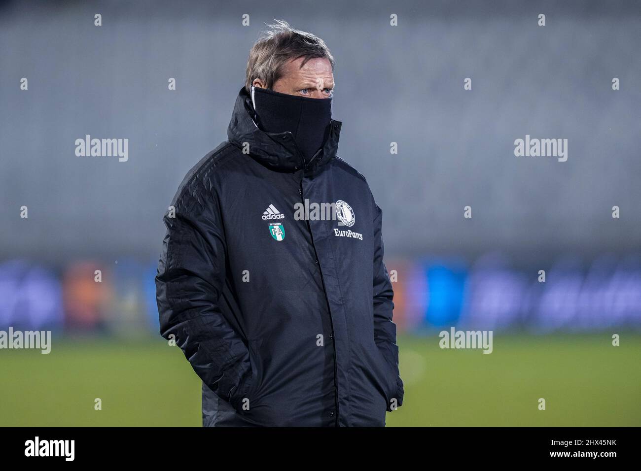 Belgrade - 9 March 2022, technical director Frank Arnesen of Feyenoord ...