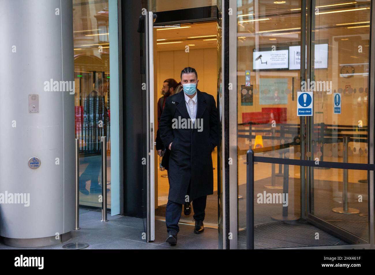 London, England, UK. 9th Mar, 2022. SAMI CHOKRI leaves the Rolls ...