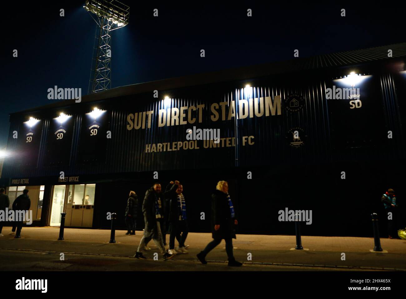 Hartlepool united victoria park stadium hi-res stock photography and ...