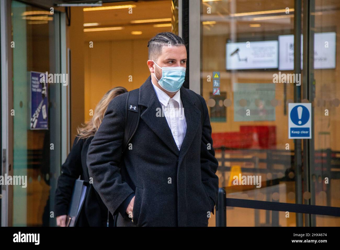 London, England, UK. 9th Mar, 2022. SAMI CHOKRI leaves the Rolls ...