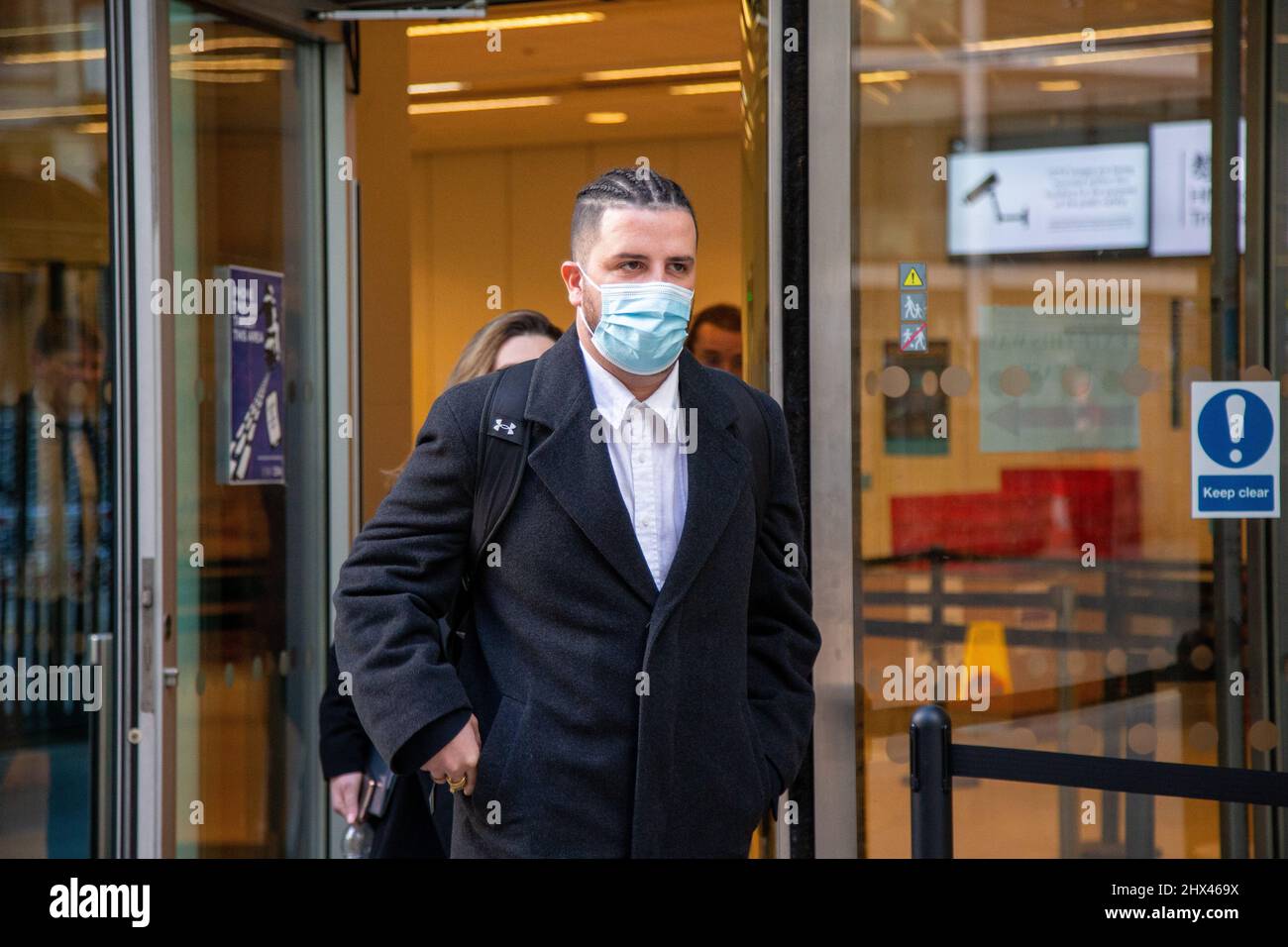 London, England, UK. 9th Mar, 2022. SAMI CHOKRI leaves the Rolls ...