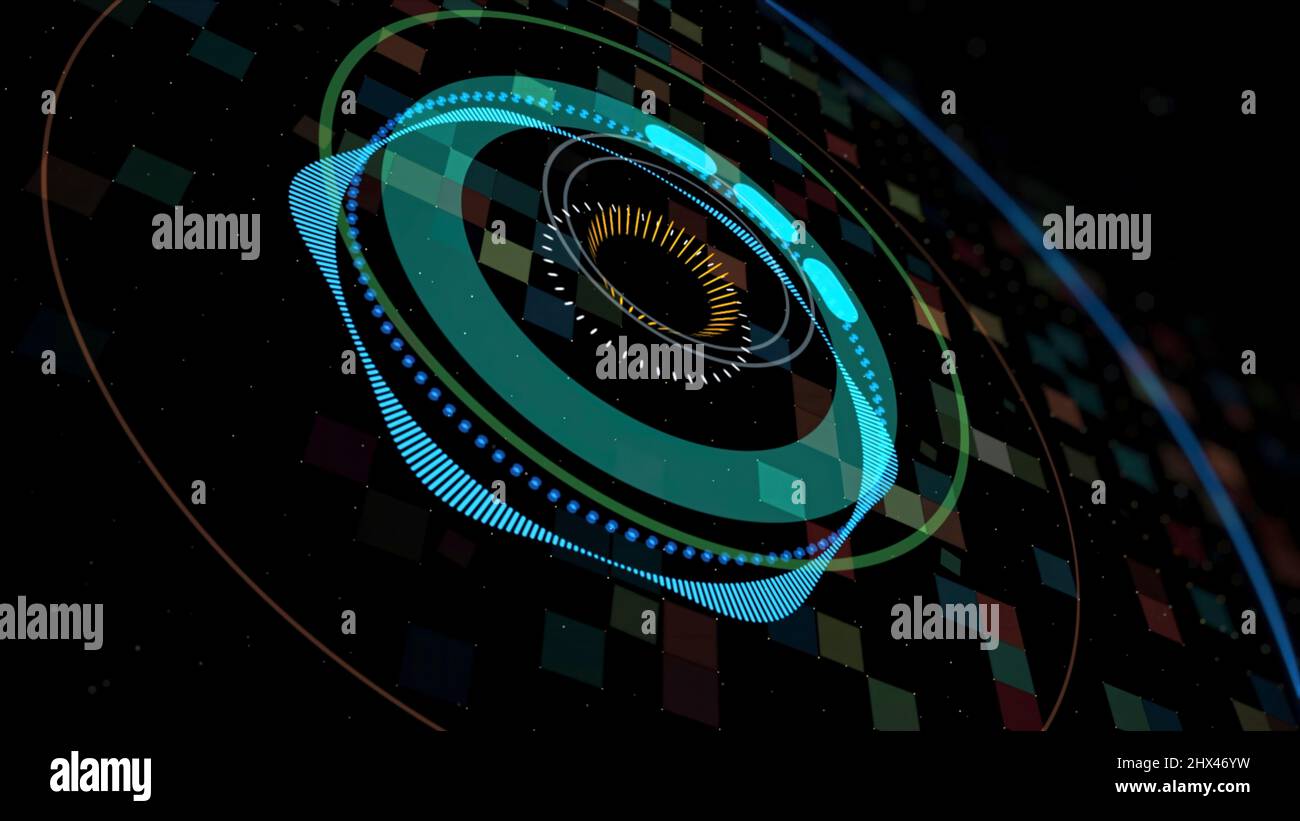 Abstract Equalizer Background Art And Music Concept Colorful Bass