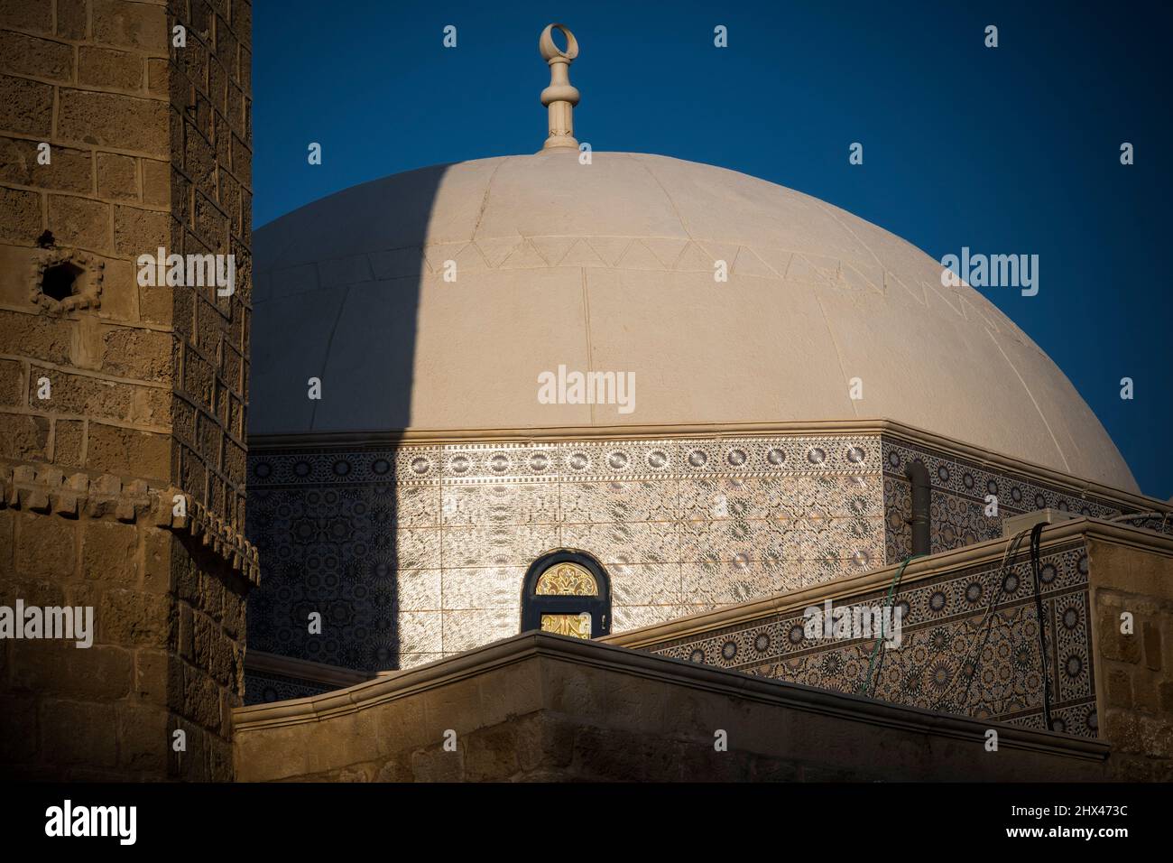 Domed mosque in Jaffa on the coast by Tel Aviv Stock Photo - Alamy
