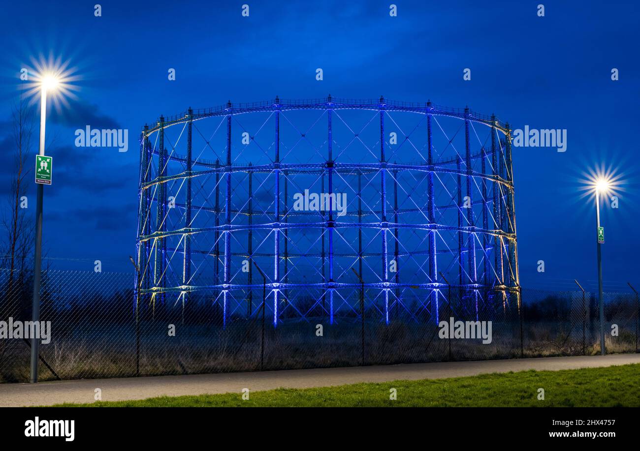 Granton, Edinburgh, Scotland, United Kingdom, 9th March 2022. Light up ...