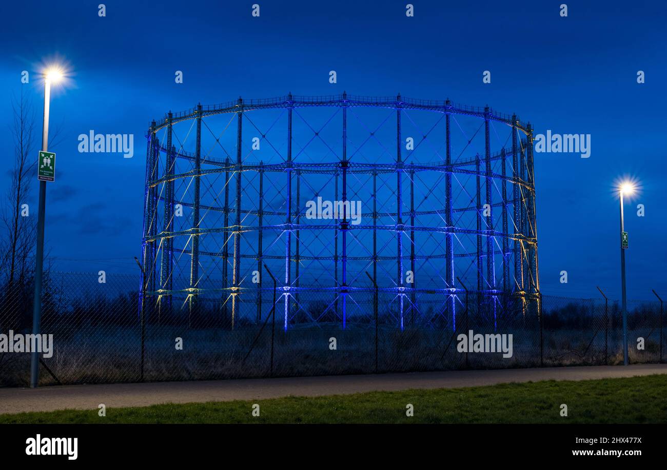 Granton, Edinburgh, Scotland, United Kingdom, 9th March 2022. Light up ...