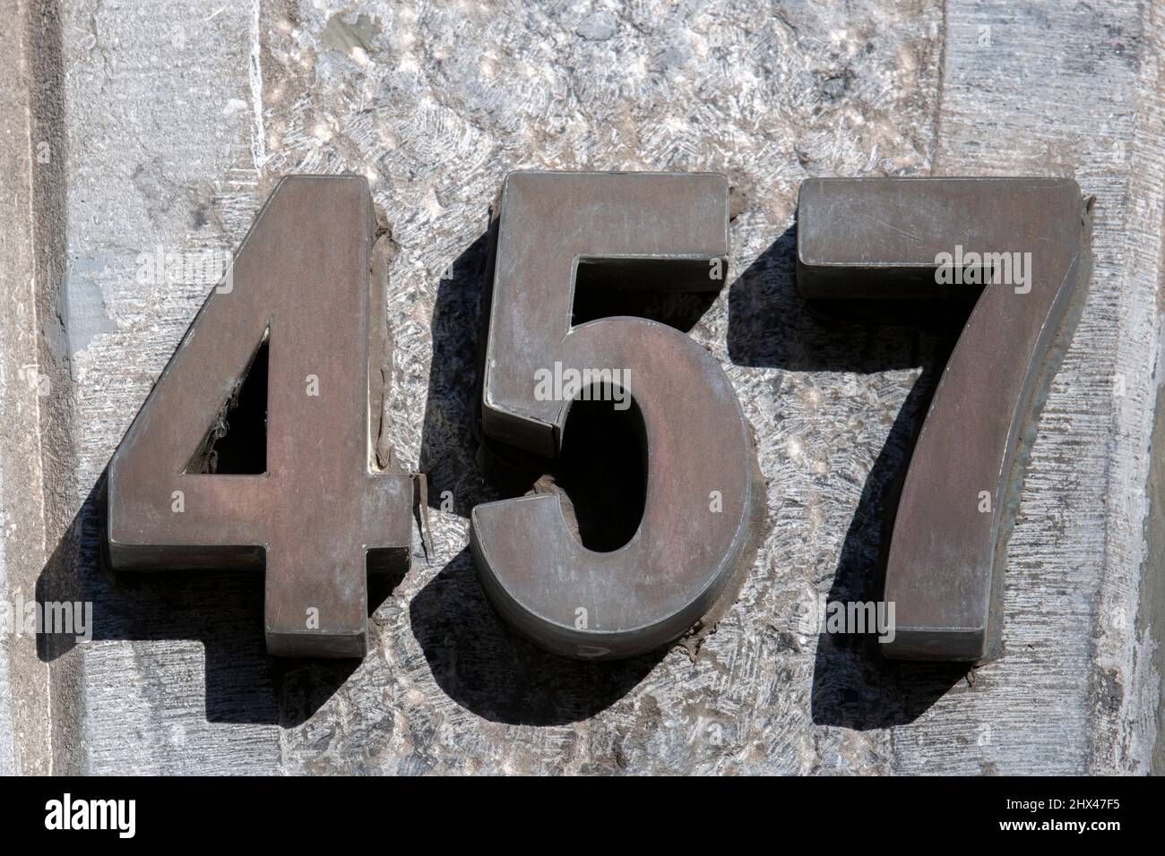 Close Up House Number 457 At Amsterdam The Netherlands 8-2-2022 Stock ...