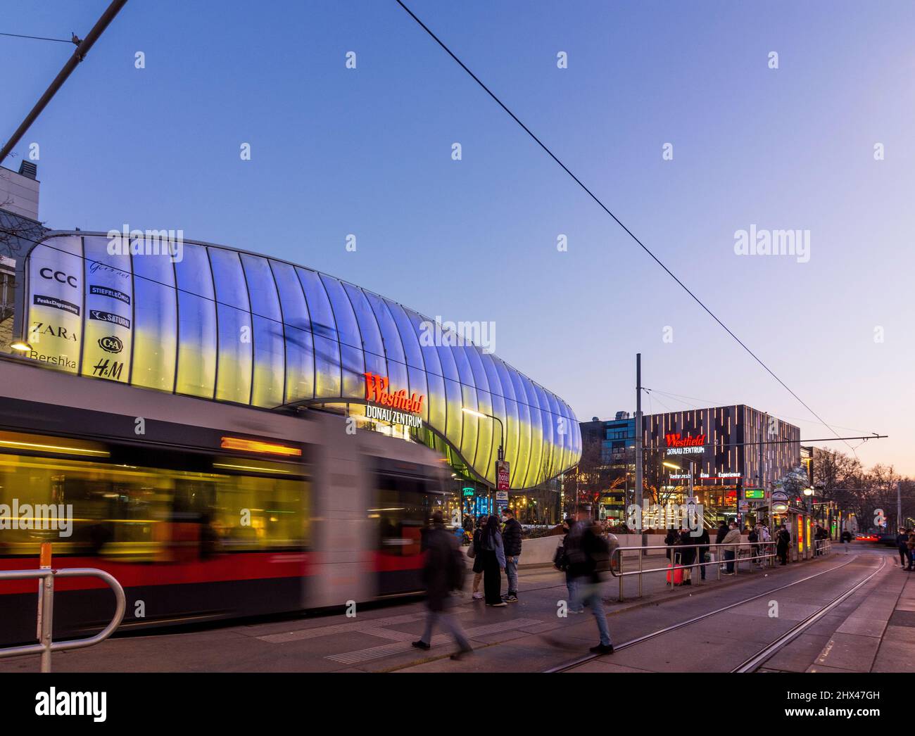 Wien, Vienna: shopping mall Westfield Donau Zentrum (DZ) in 22 ...