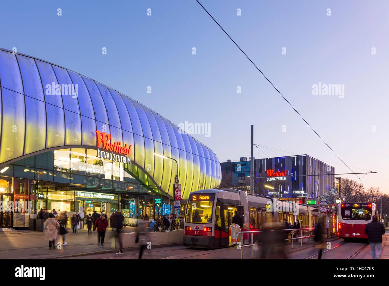 Wien, Vienna: shopping mall Westfield Donau Zentrum (DZ) in 22 ...