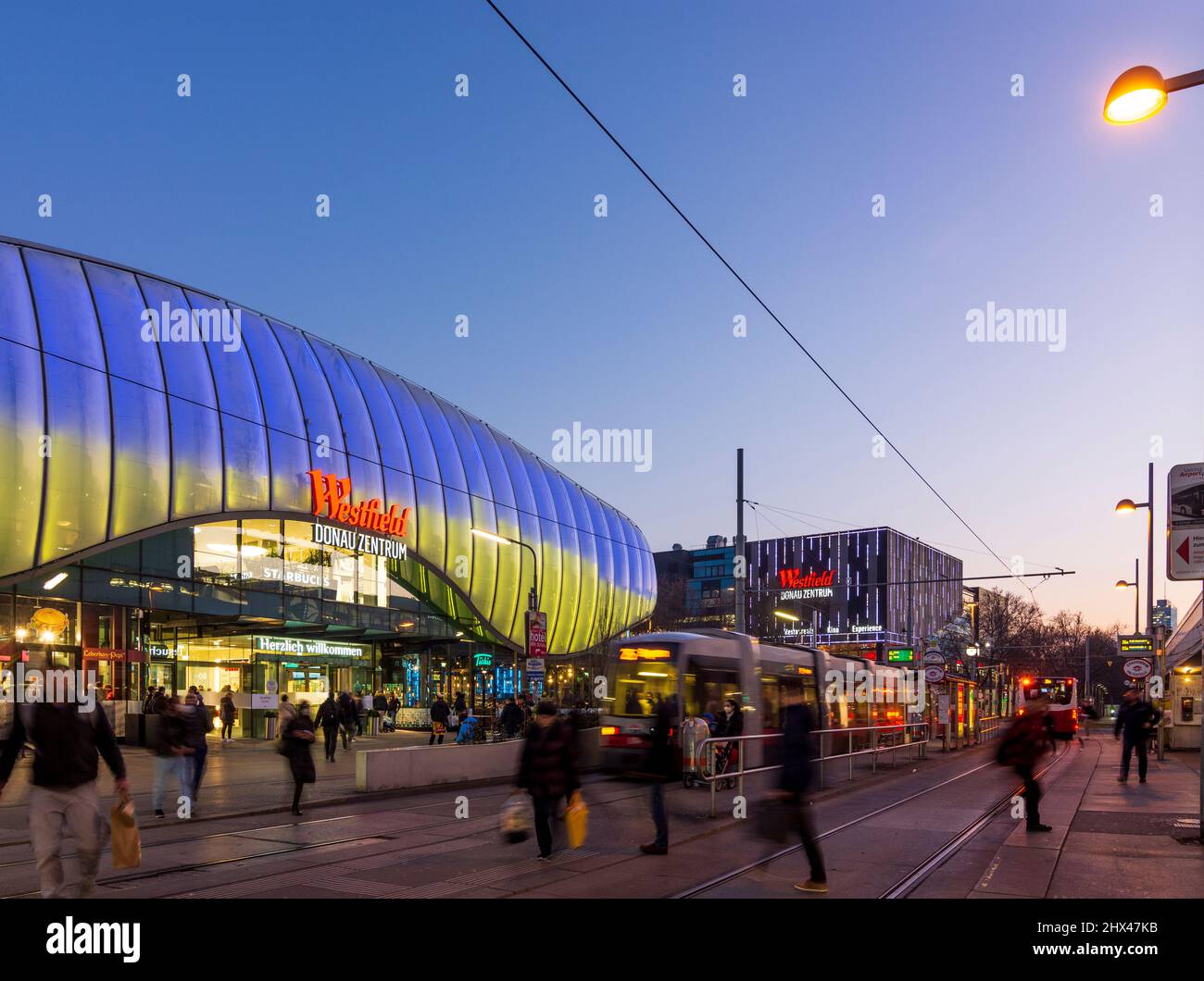 Wien, Vienna: shopping mall Westfield Donau Zentrum (DZ) in 22 ...