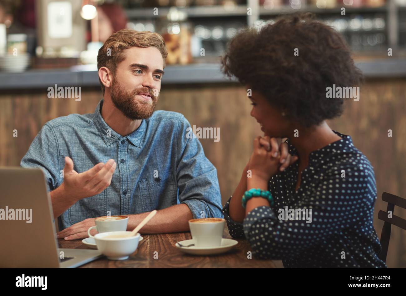 African american couple talking date hi-res stock photography and ...