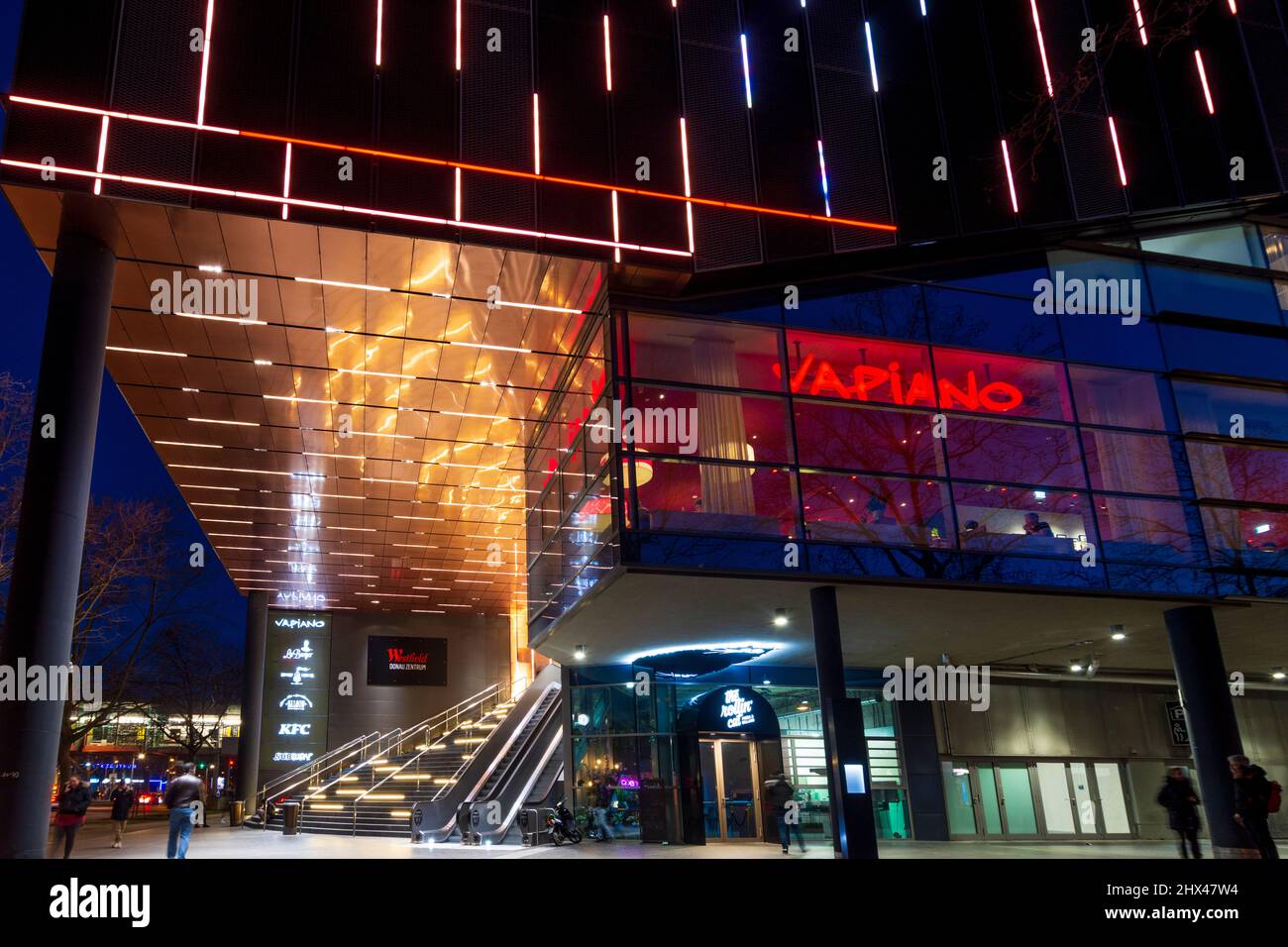 Wien, Vienna: shopping mall Westfield Donau Zentrum (DZ), Vapiano ...