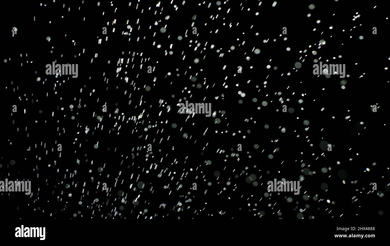 White powder explosion isolated on black background. Stock footage ...