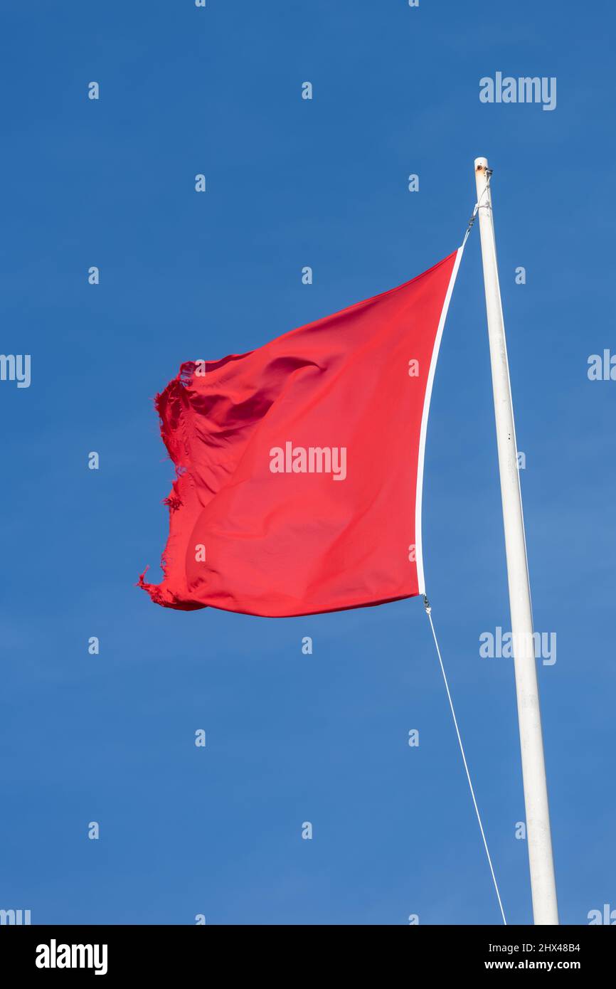 Rifle range red flag hi-res stock photography and images - Alamy