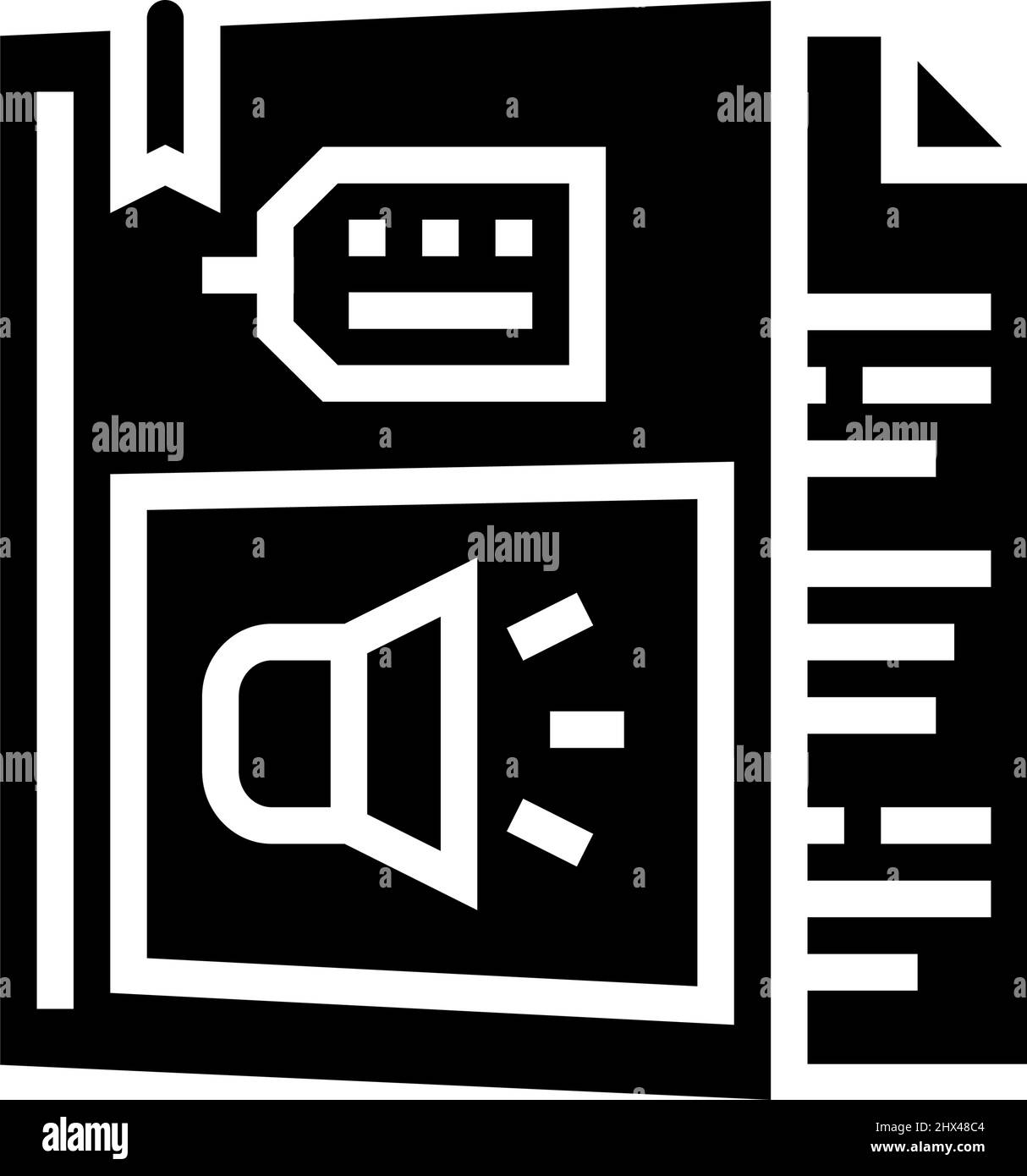 rulebook info glyph icon vector illustration Stock Vector Image & Art ...