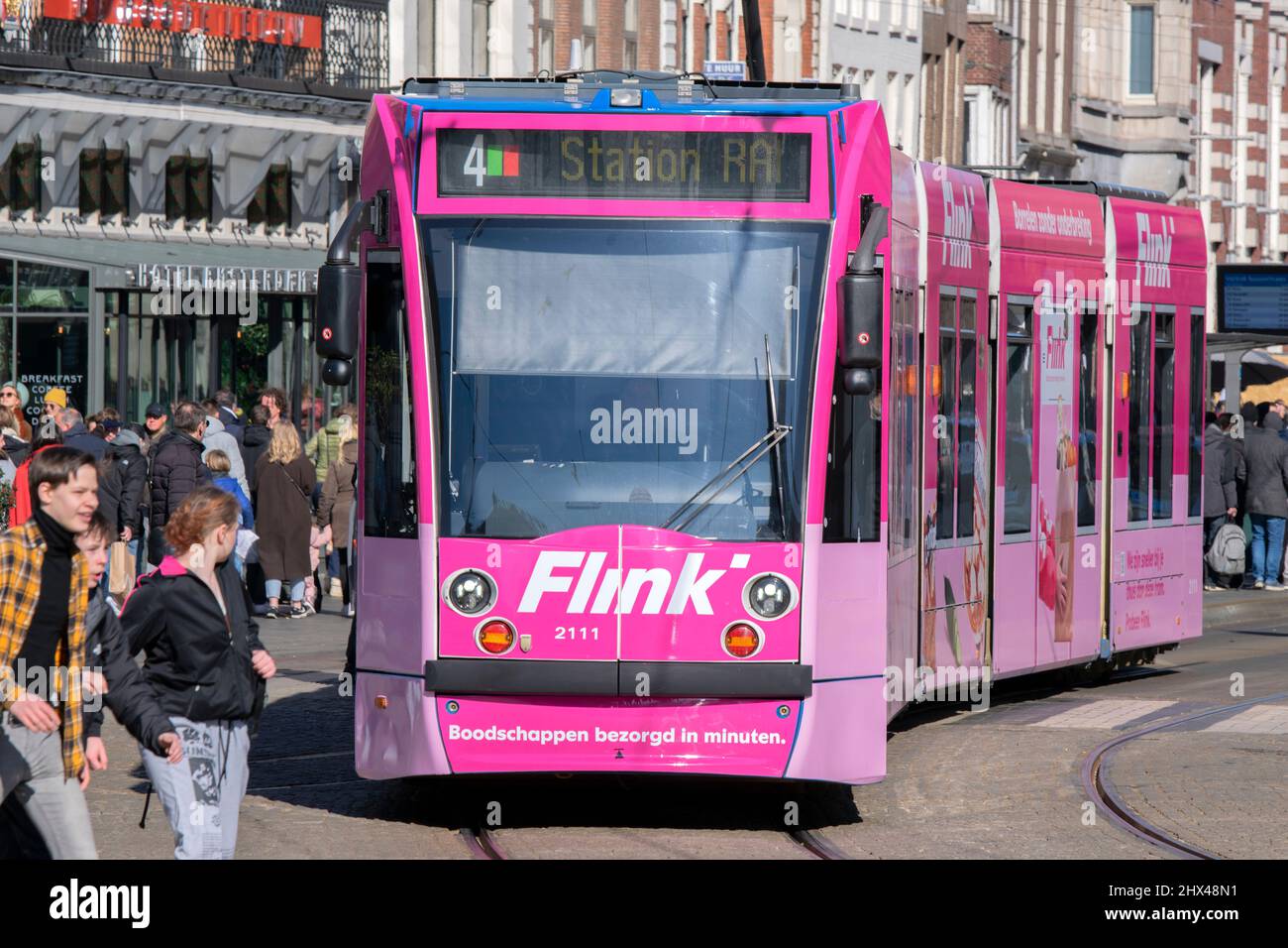 Tram 4 At Amsterdam The Netherlands 6-3-2022 Stock Photo - Alamy