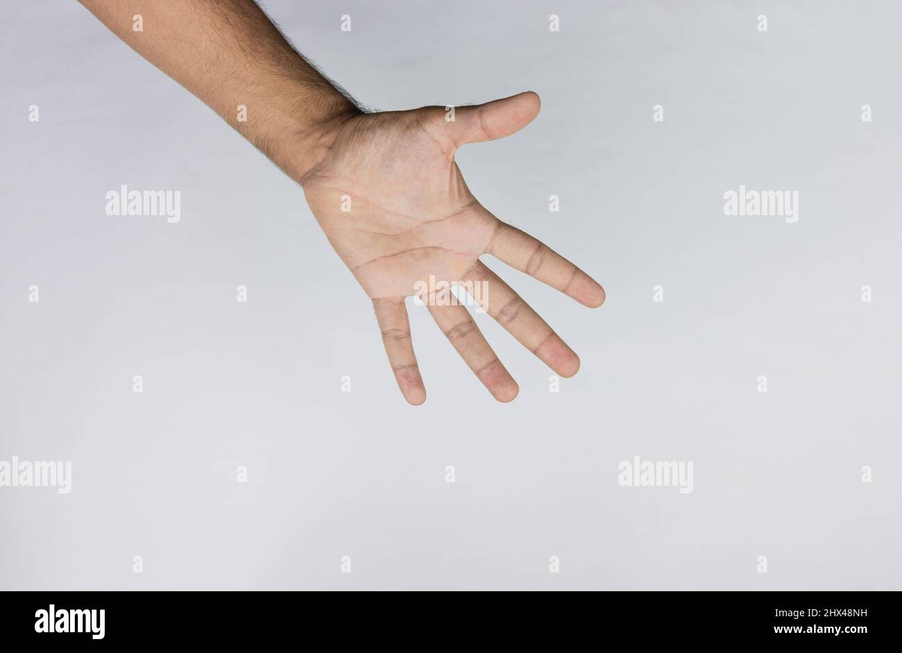 Male hands isolated on white Stock Photo - Alamy