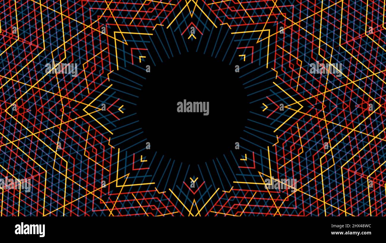 Fractal psychedelic triangles star hi-res stock photography and images ...