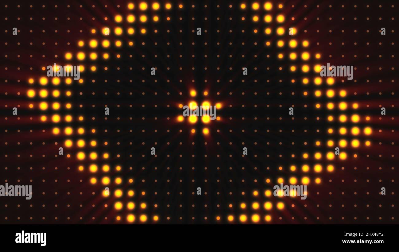 Concert Elements. Panel with the LED bulb. Abstract background with ...