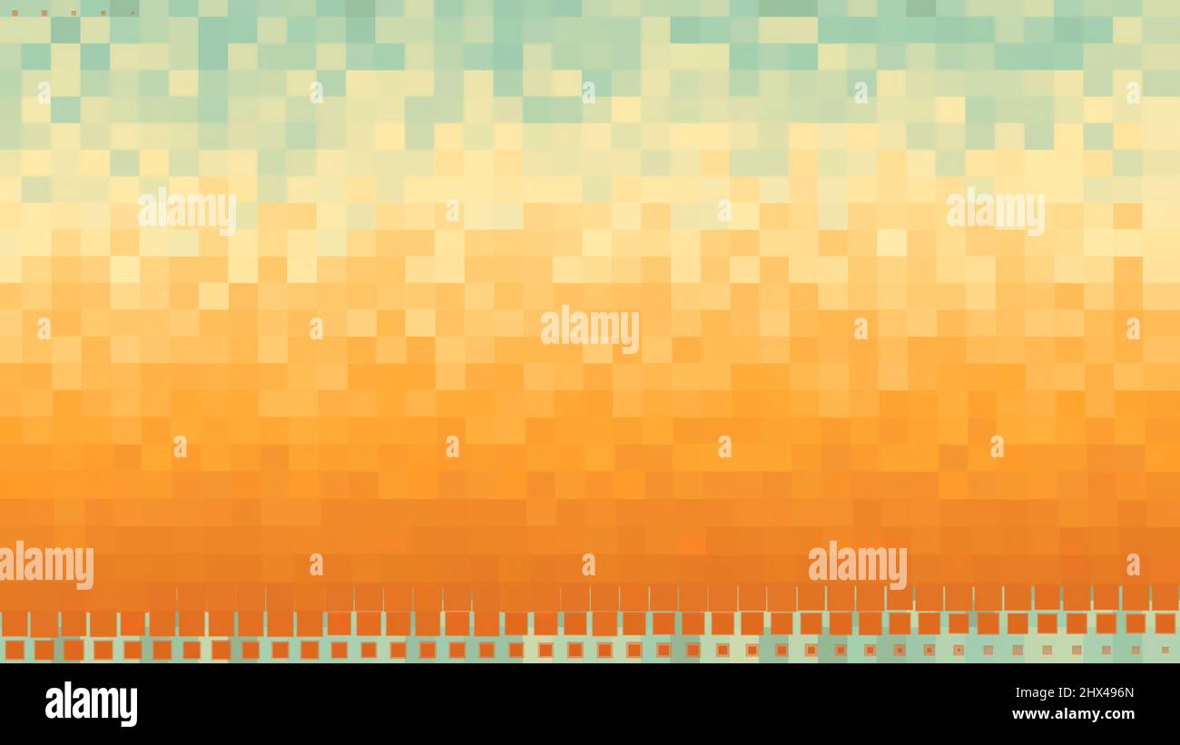 Abstract Pixel Block Layers Moving One By One Seamless Loop Colorful
