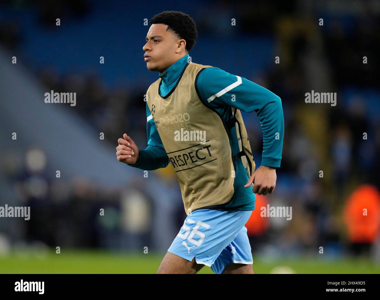 Manchester, England, 9th March 2022. Conrad Egan-Riley of Manchester ...