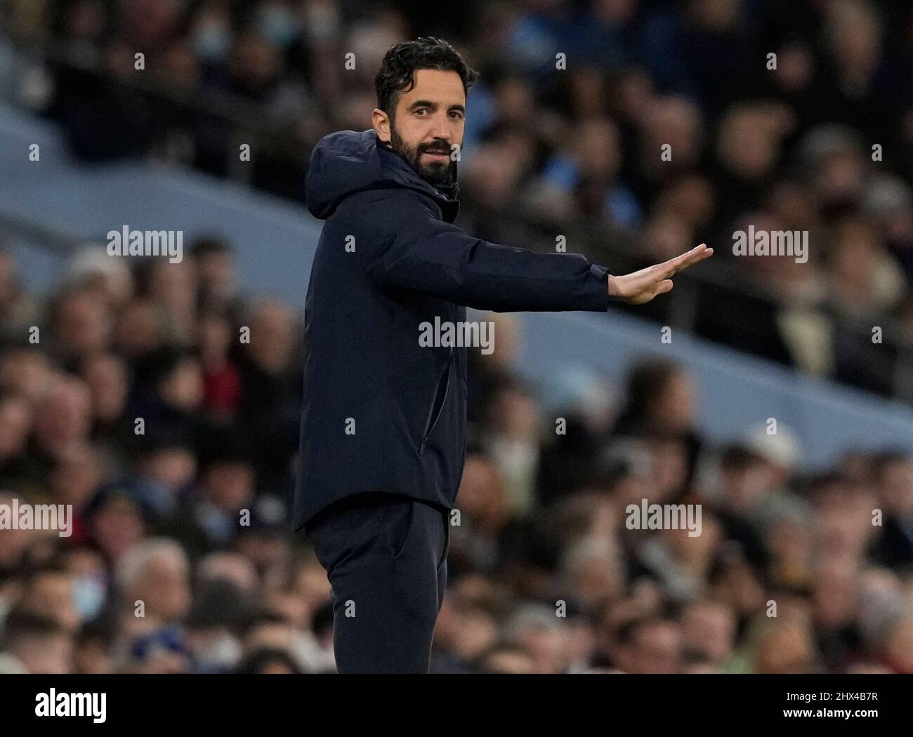 Manchester, England, 9th March 2022. Ruben Amorim manager of Sporting ...