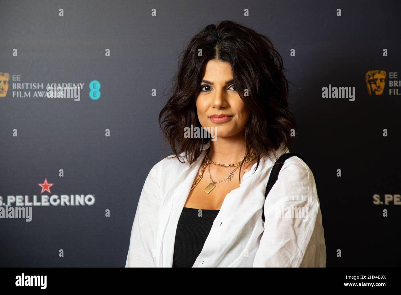 Great British Bake off finalist Ruby Bhogal arrives for the BAFTA menu ...