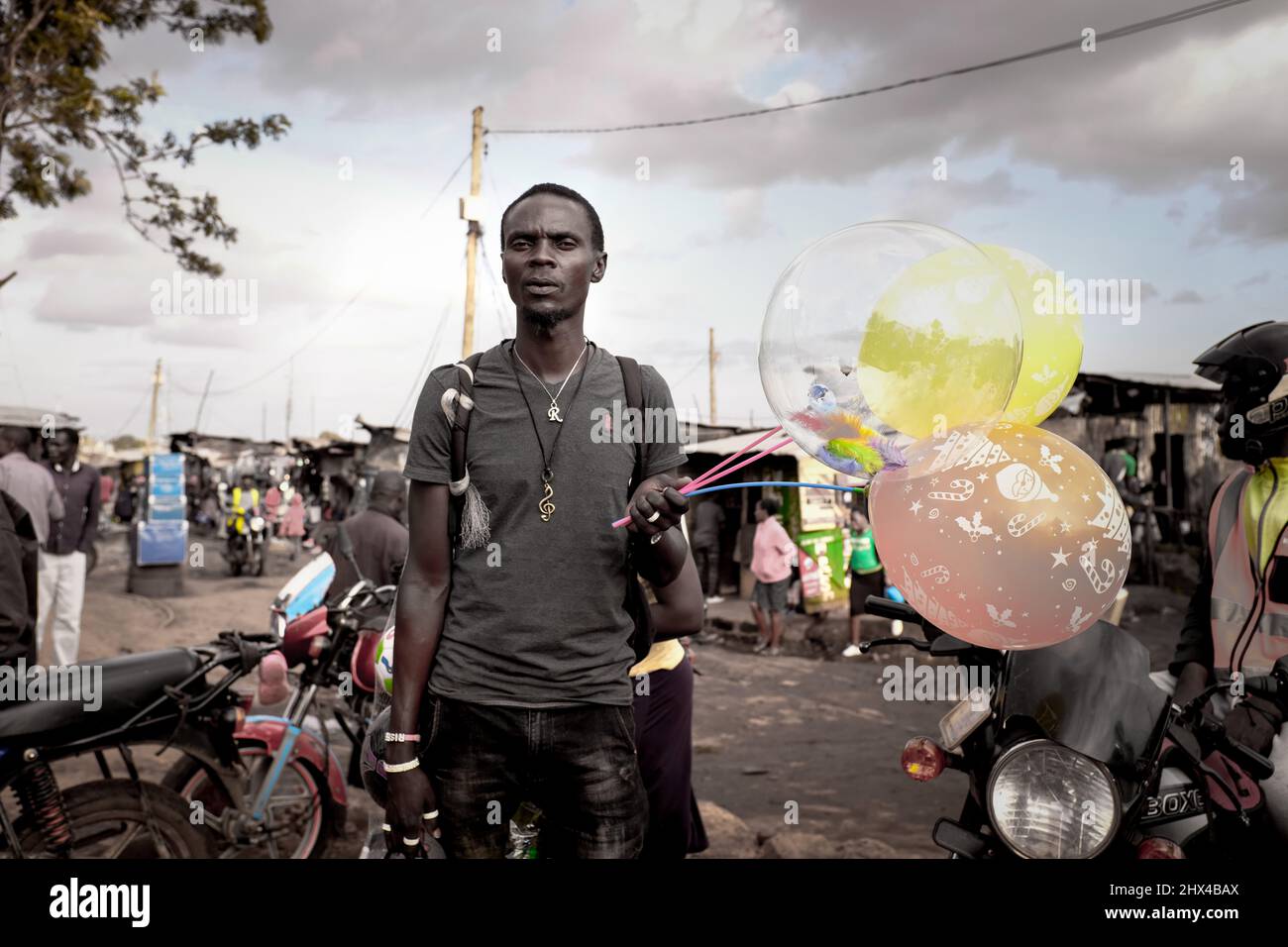 Kibera slums hi-res stock photography and images - Alamy