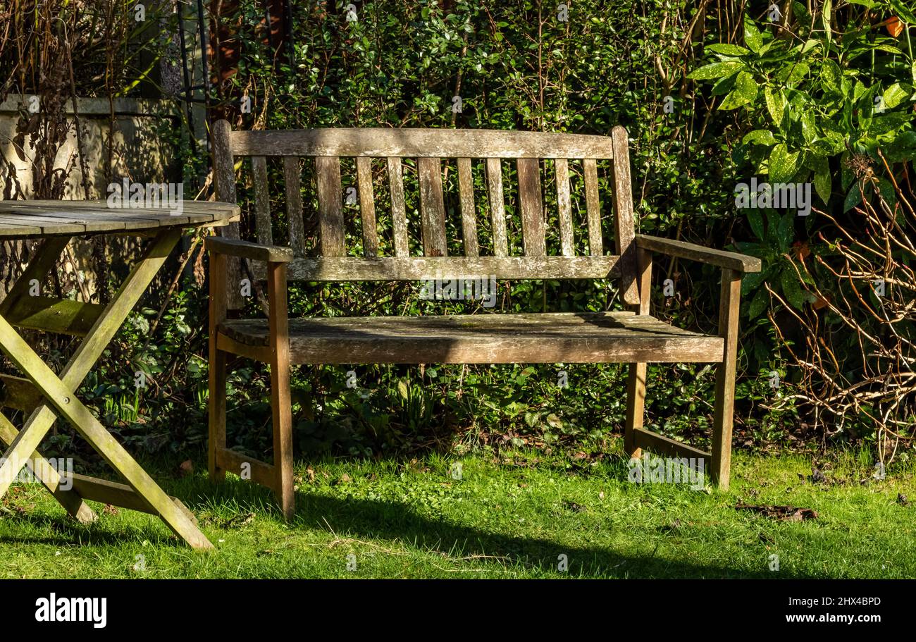 Wooden arm chair hi-res stock photography and images - Alamy