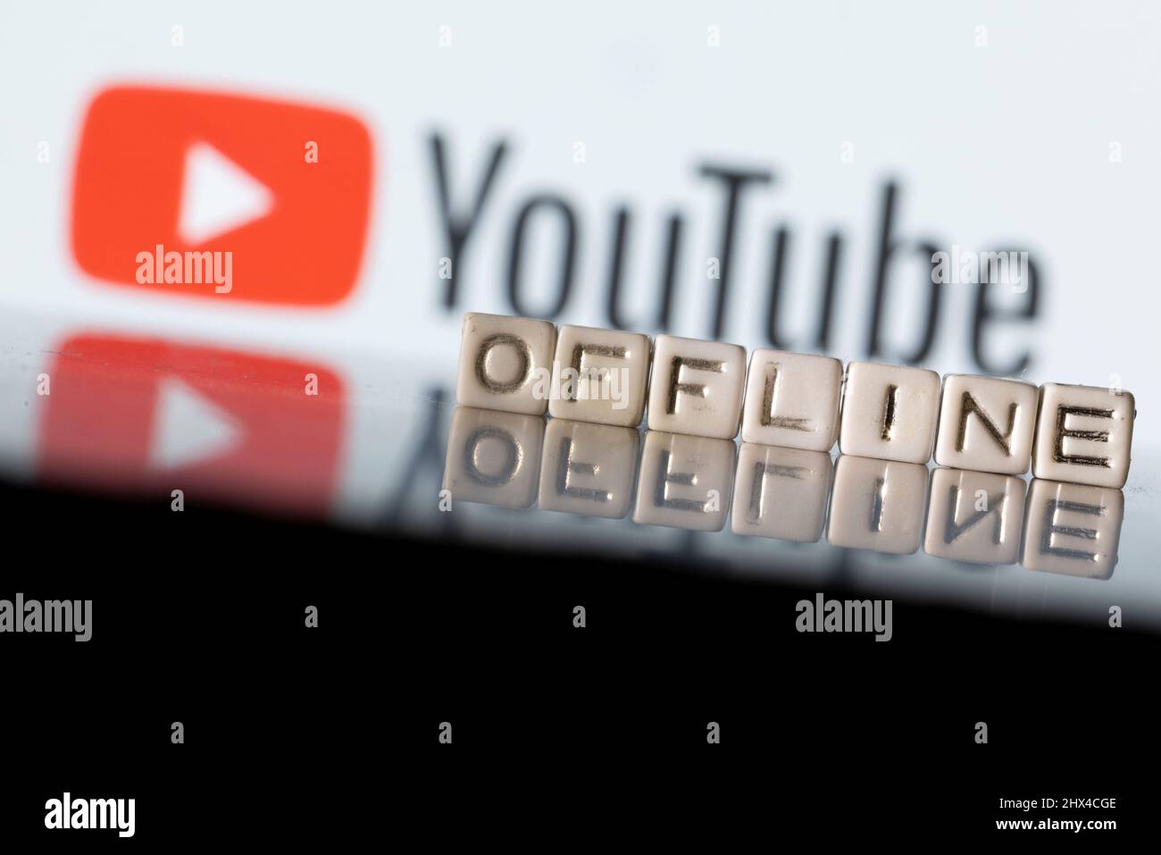 Youtube letters hi-res stock photography and images - Alamy