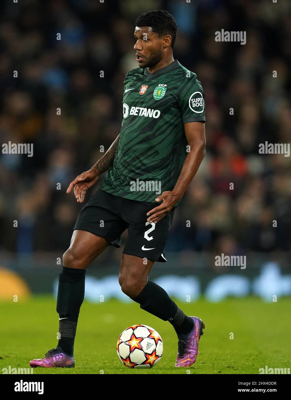 Sporting Lisbon's de Lima Matheus Reis during the UEFA Champions League ...